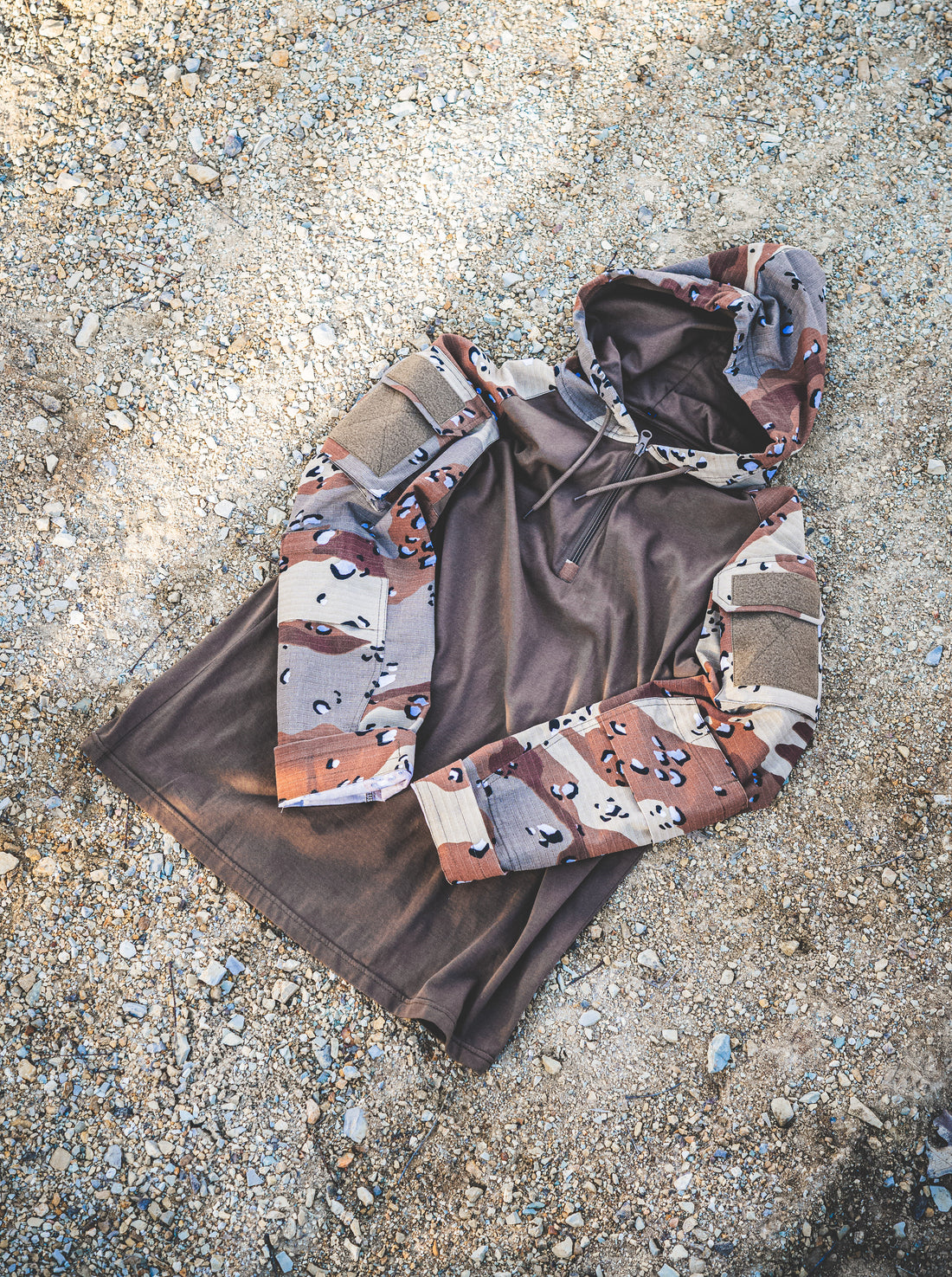 DBDU Chocolate Chip Hooded Combat Shirt | Oscar4Fox